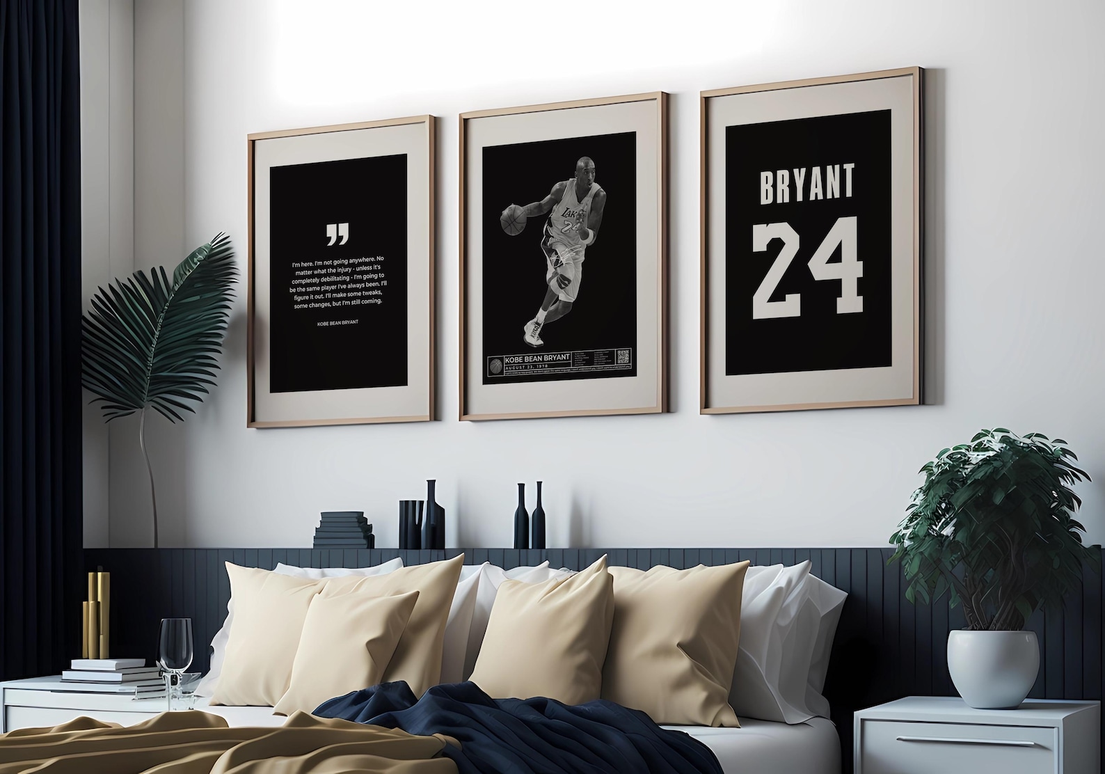 Basketball Legend Poster Bundle Kobe Bryant Mamba Mentality, LA Lakers ...