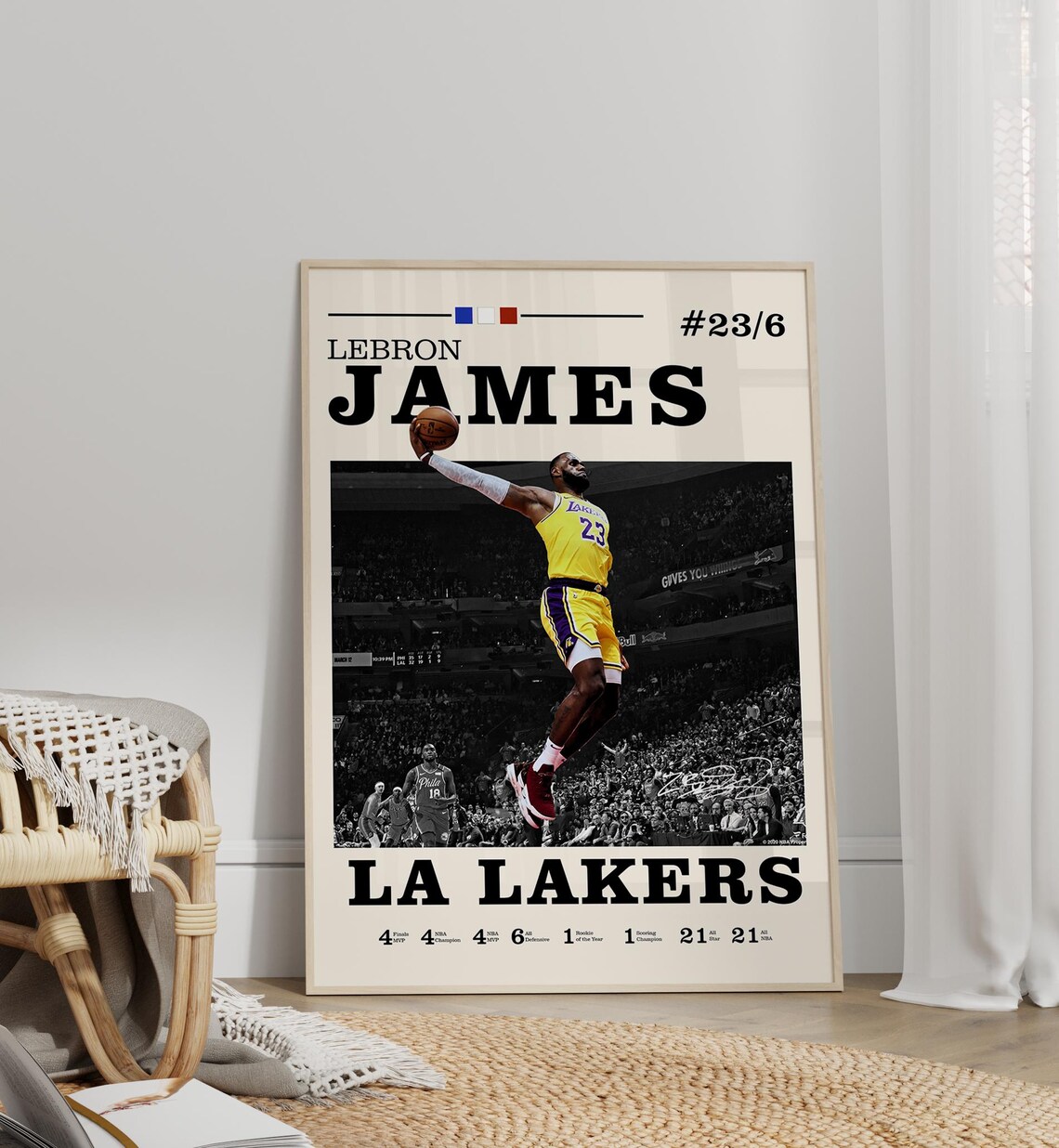 James Poster, Lebron Wall Art Print, Basketball Decor, Sports Wall Art ...