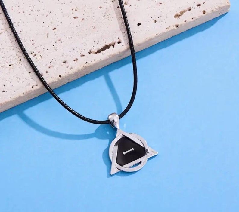 Forest Theme Letter Plus Therian Necklace - Etsy