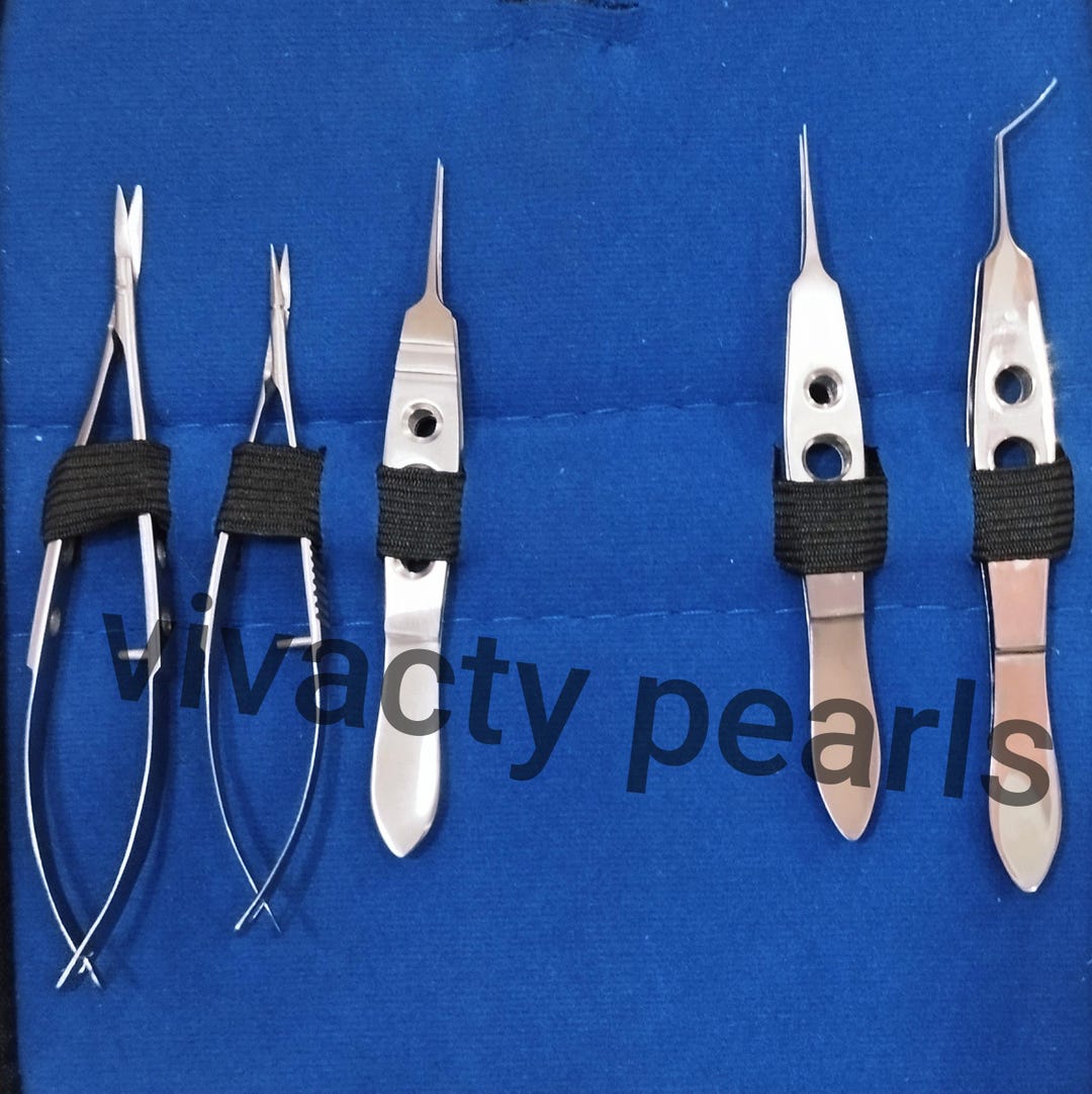 Ophthalmic Surgical Instruments Set Corneal and Vana Scissors ...