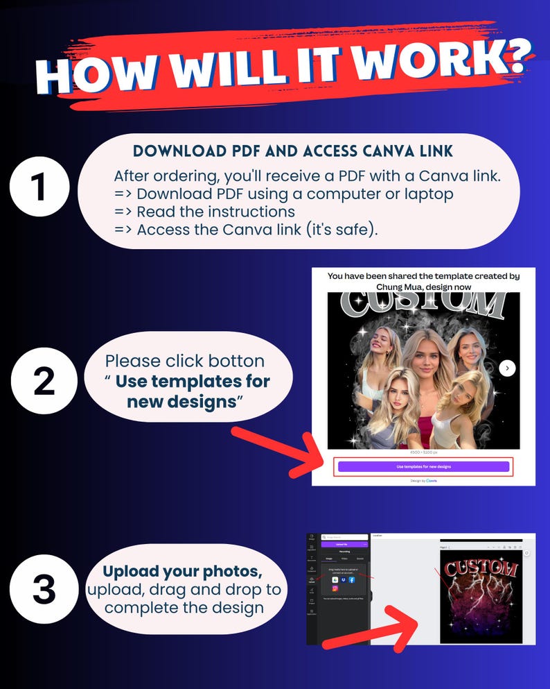 Editable Canva Templates to Custom Bootleg Shirt, 45 Bundle Pack ...