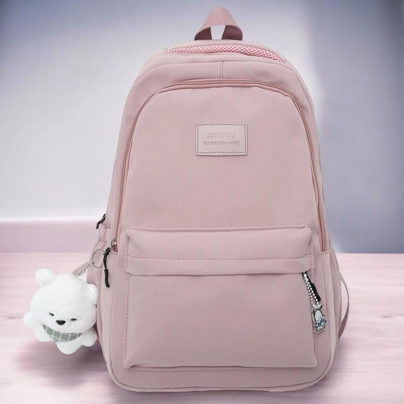 Trendy Waterproof College Backpack for Women and Men | High Capacity 20 ...