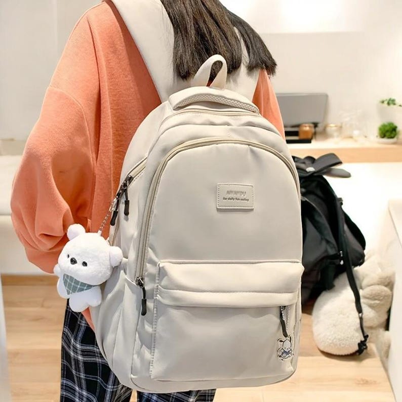 Trendy Waterproof College Backpack for Women and Men | High Capacity 20 ...