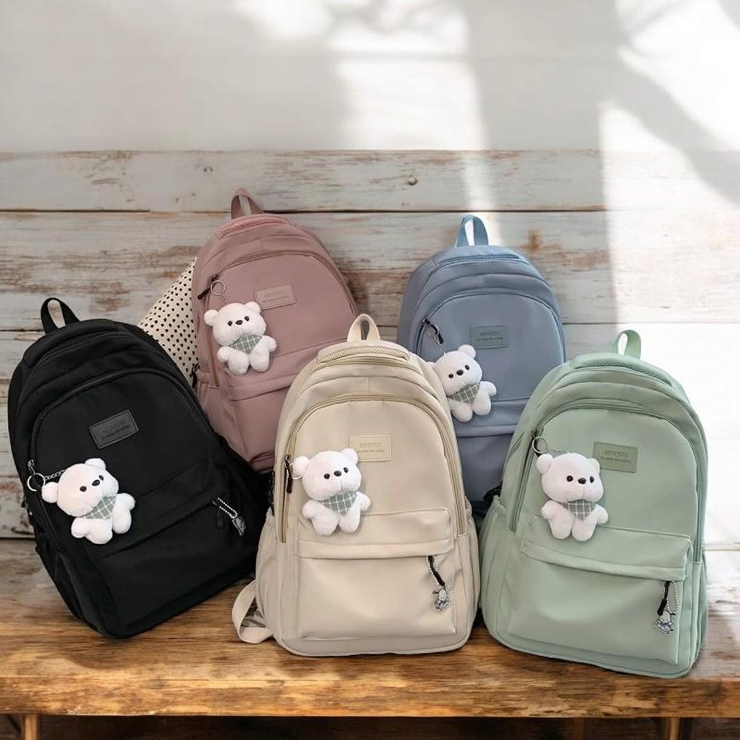 Trendy Waterproof College Backpack for Women and Men | High Capacity 20 ...