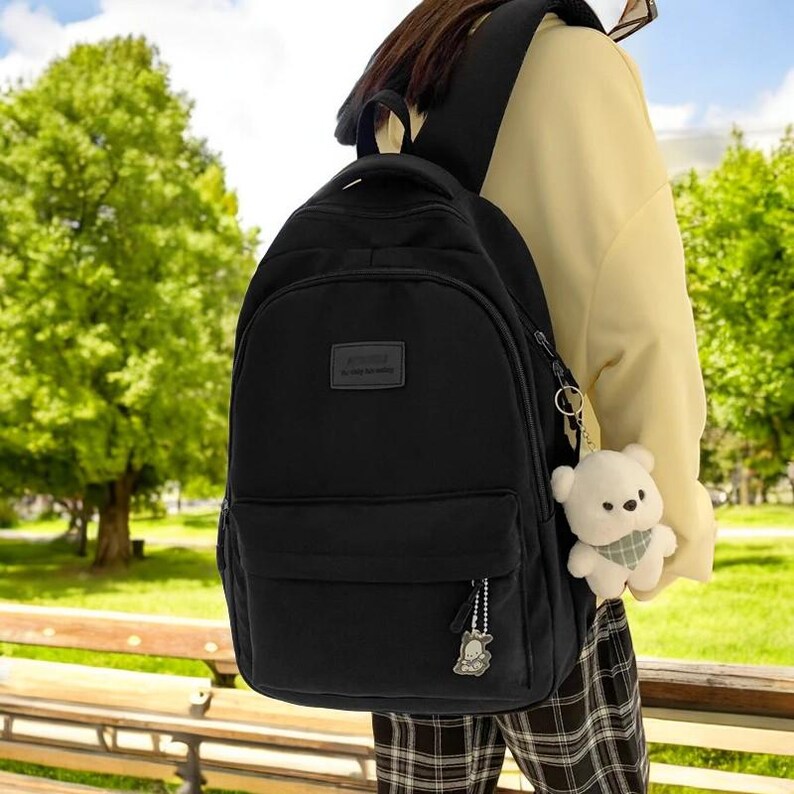 Trendy Waterproof College Backpack for Women and Men | High Capacity 20 ...