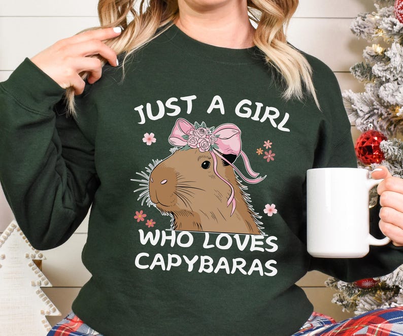 Cute Capybara Shirt, Capybara Funny Memes, Capybara Retro Shirt Just A ...