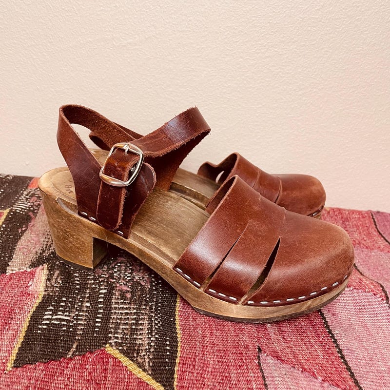 Wood Clogs 70s - Etsy