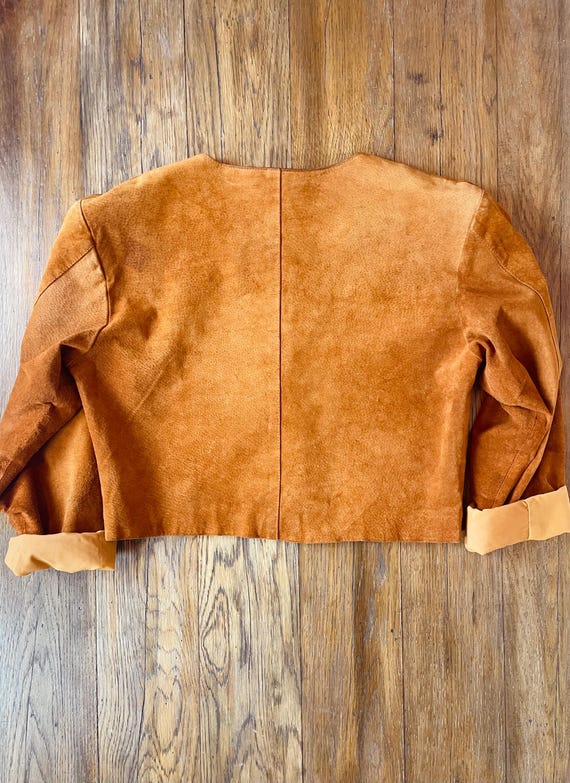 Burned orange suede jacket from the 80’s • Size M - Gem