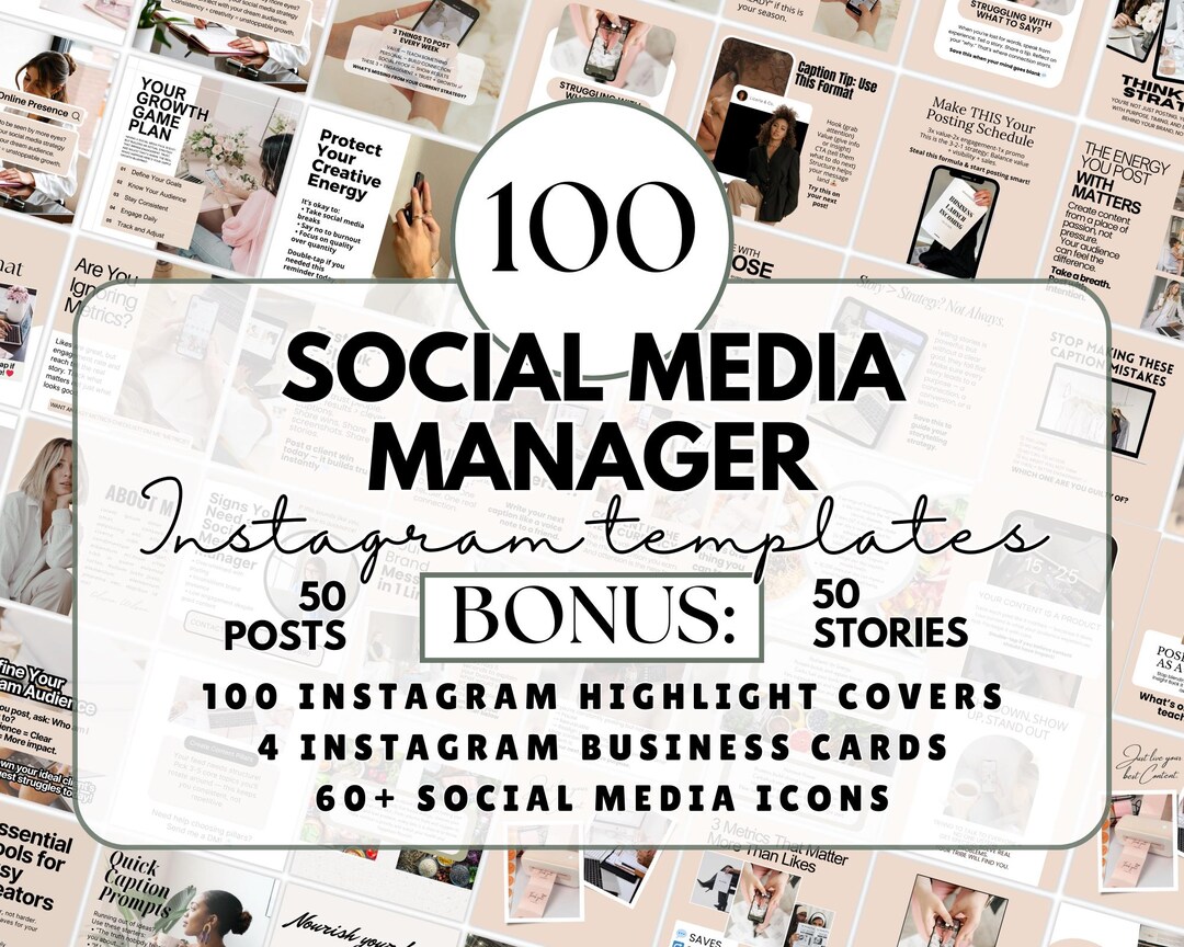 Instagram Templates Social Media Marketing Agency Templates Service ...