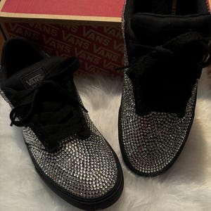 Bedazzled Vans & Converse - Etsy