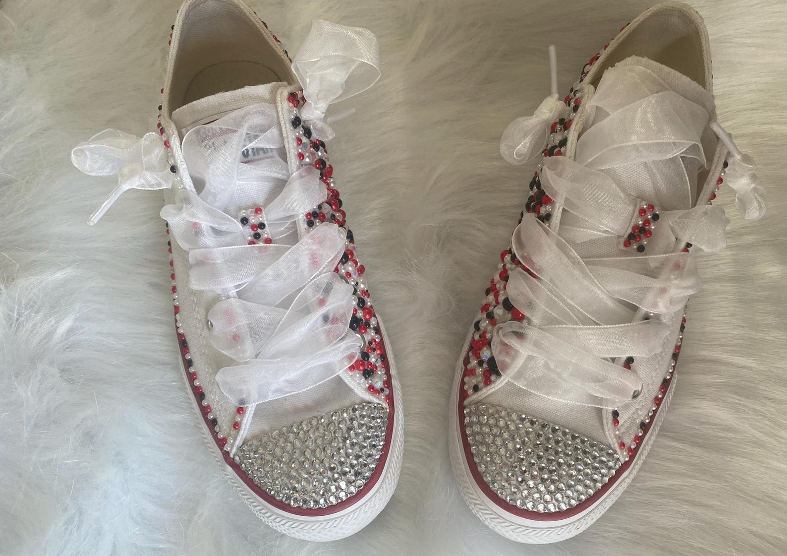 Bedazzled Vans & Converse - Etsy
