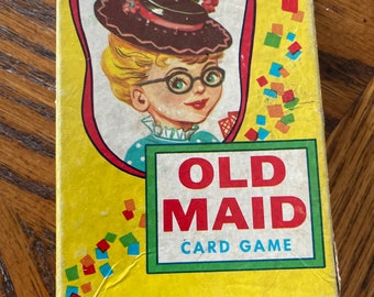 Old Maid Card Game Vintage | Etsy