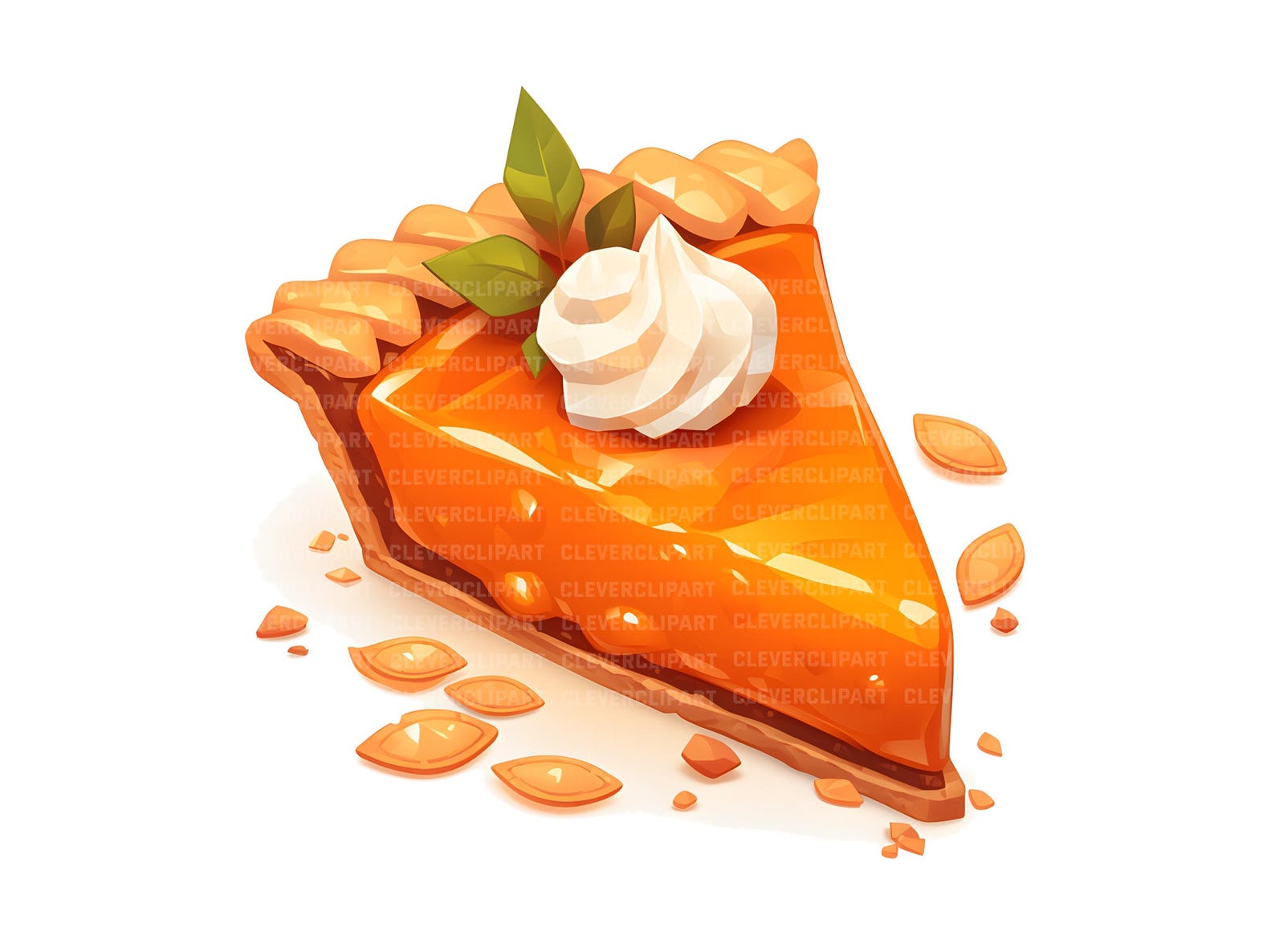 10 Pumpkin Pie Clipart, Autumn Dessert, Pumpkin Pie Art, Pumpkin Pie ...