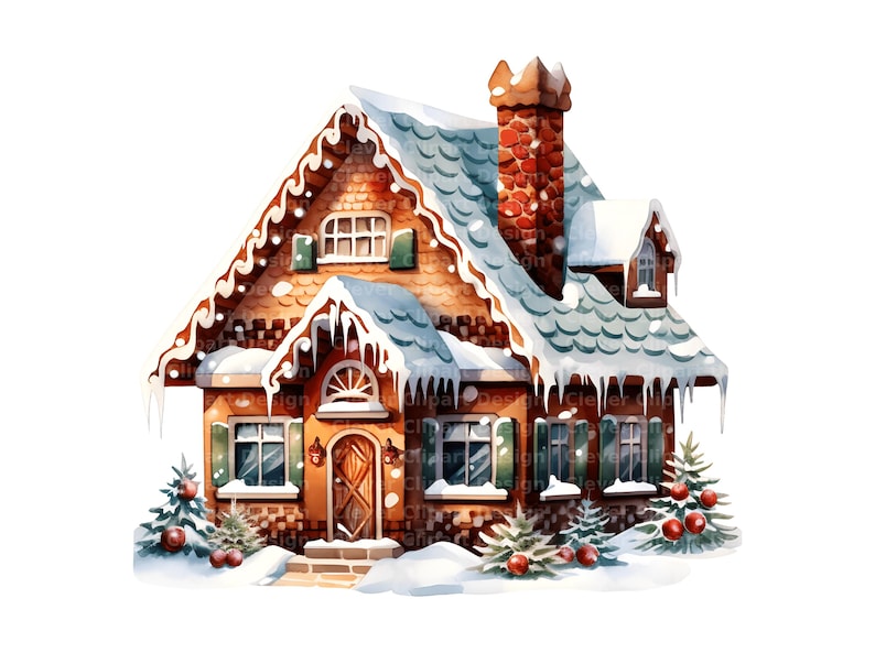 10 Gingerbread House Clipart, Gingerbread Home, Gingerbread House PNG ...