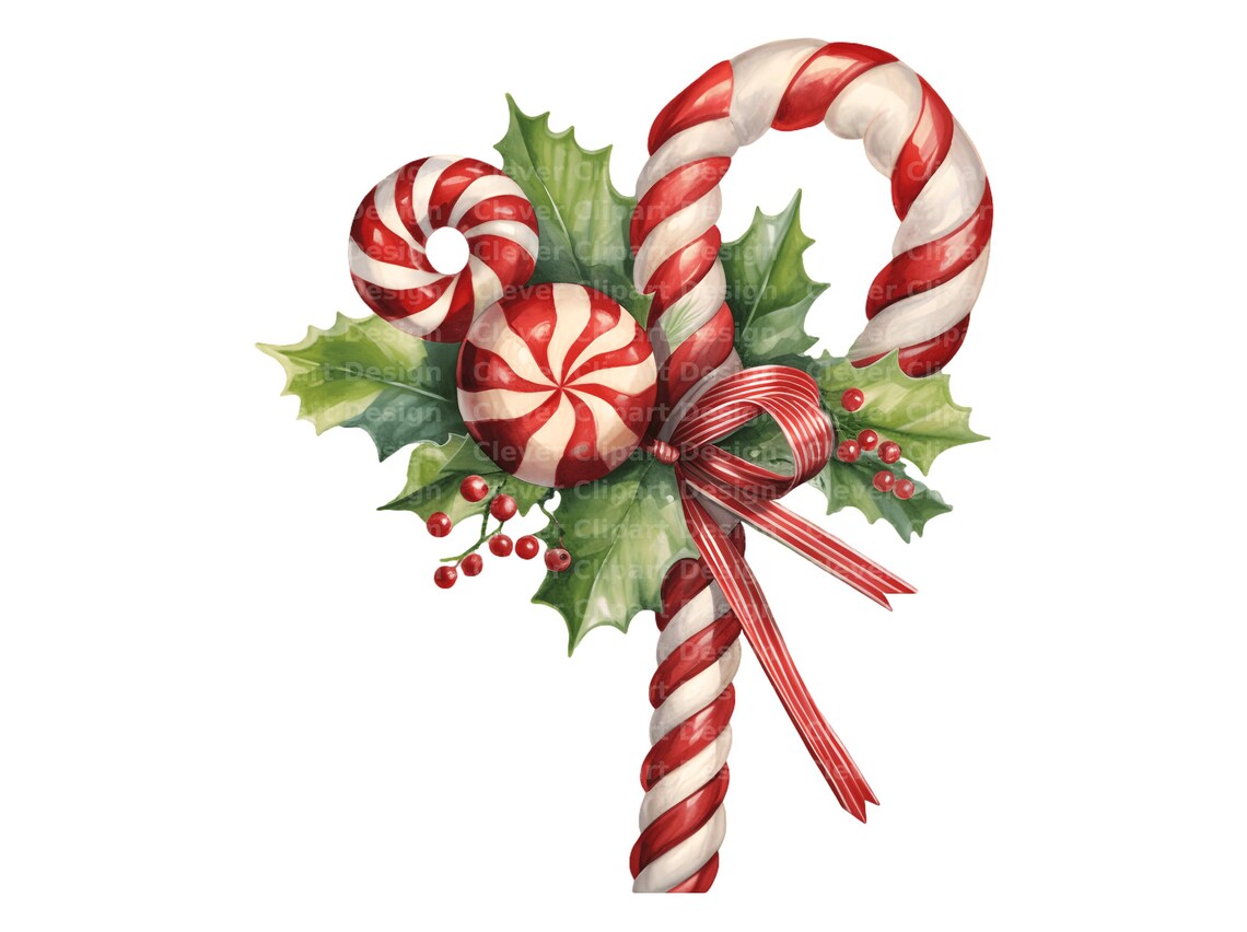 10 Candy Cane Clipart, Christmas Candy Cane, Christmas Sweets, Candy ...