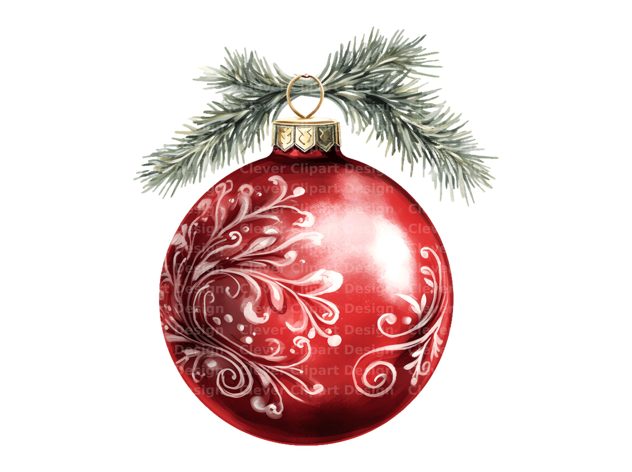 10 Red Bauble Clipart, Bauble PNG, Christmas Bauble, Bauble Ornament ...