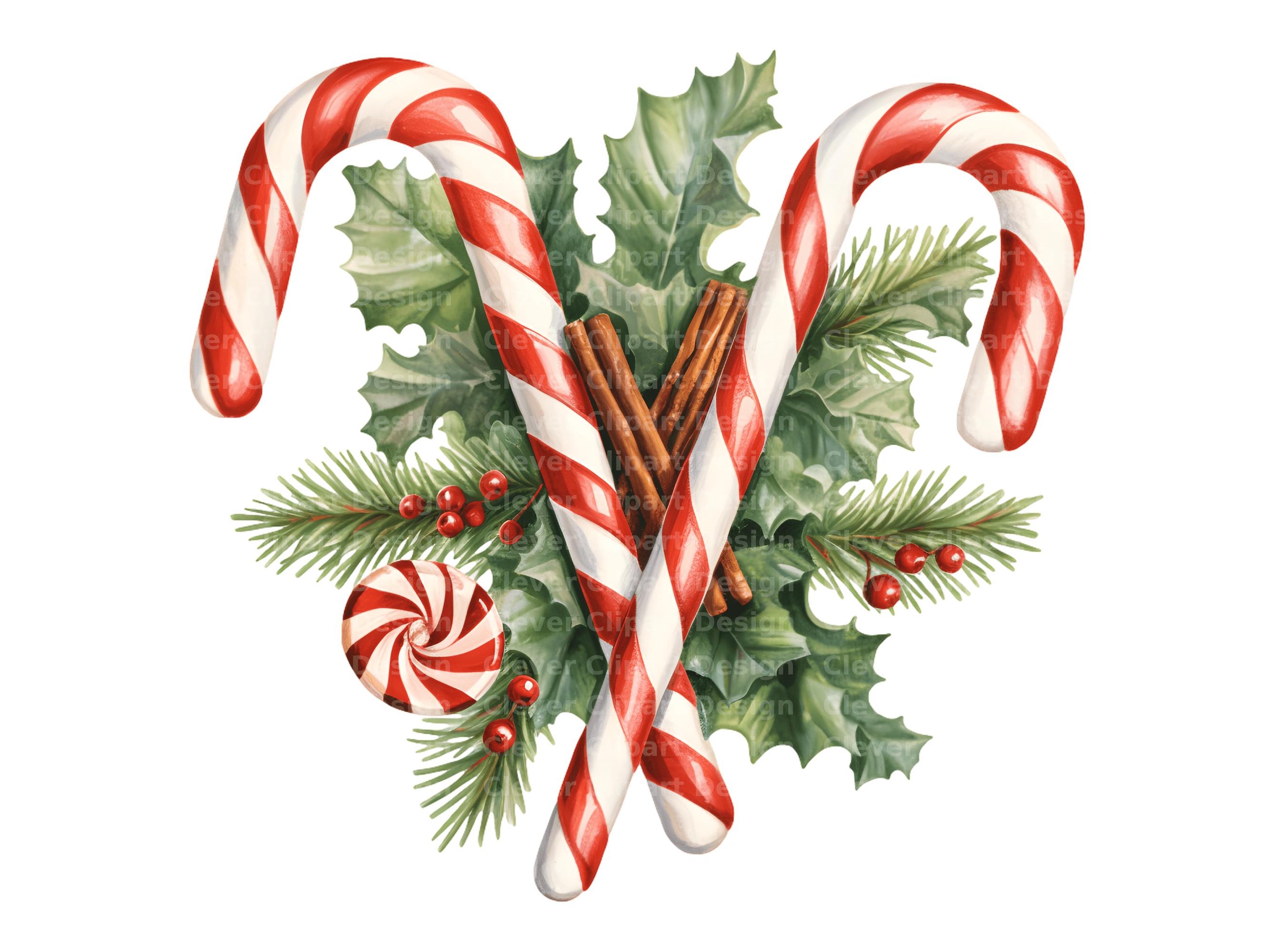 10 Candy Cane Clipart, Christmas Candy Cane, Christmas Sweets, Candy ...