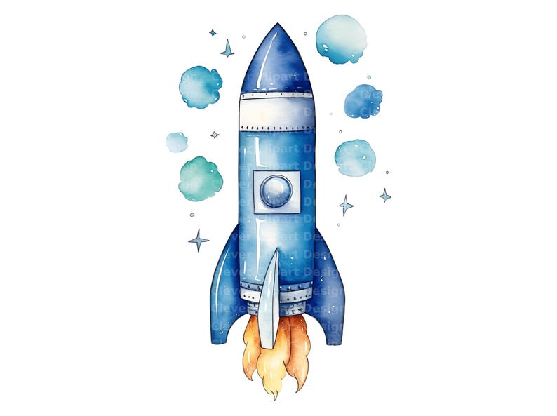 10 Rocket Clipart, Space Rocket Clipart, Rocketship PNG, Cute Rocket ...