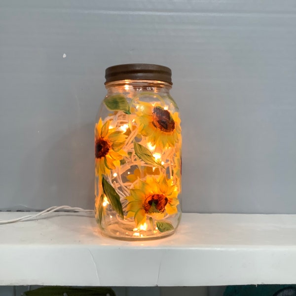 Mason Jar Light - Etsy