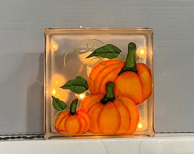 Glass Block Light Christmas Tree Etsy