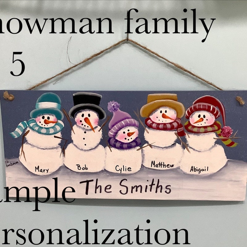 Snowman Sign - Etsy