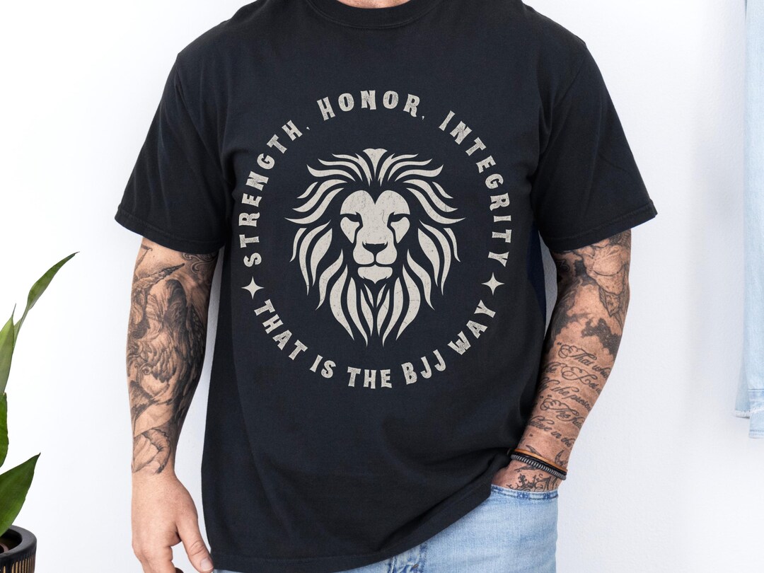 BJJ Way Jiu-jitsu -shirt, Classic Hip-hop Style, Distressed Design ...