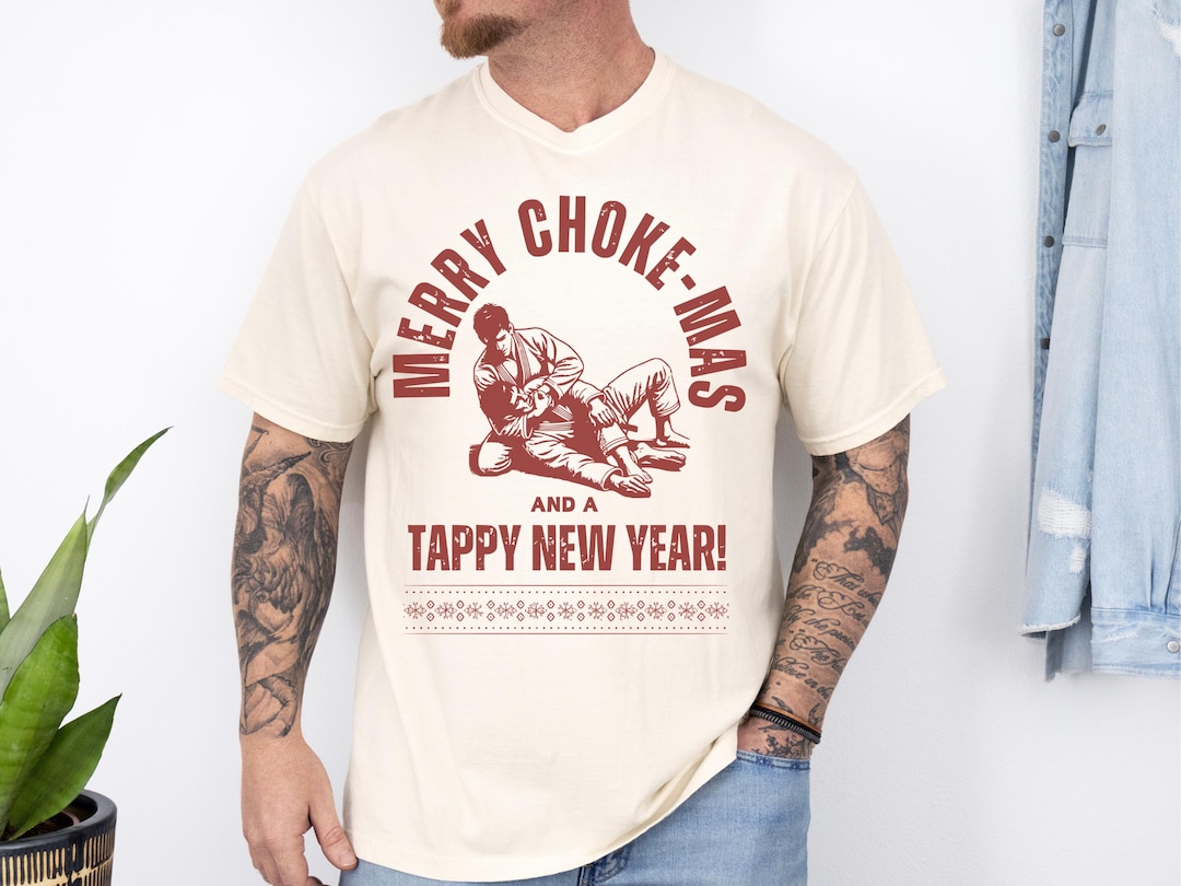 Funny Jiu Jitsu Christmas Unisex T-shirt, Comfort Colors, Holiday ...