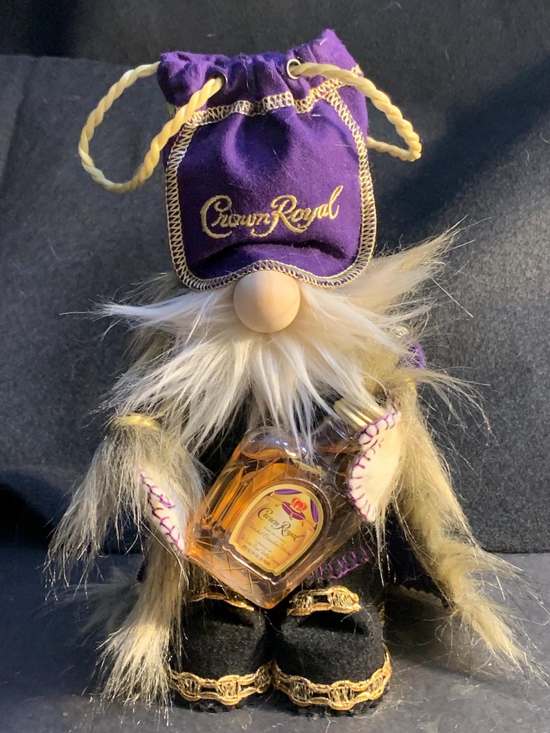 Purple Crown Royal Gnome - Etsy