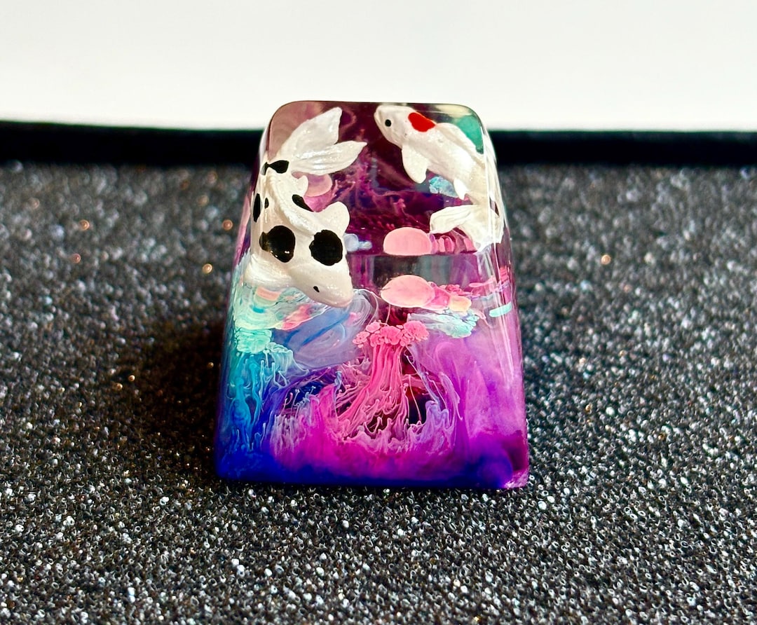 Koi Keycap, Koi Fish Keycap, Custom Keycap, Artisan Keycap, Cherry Mx ...