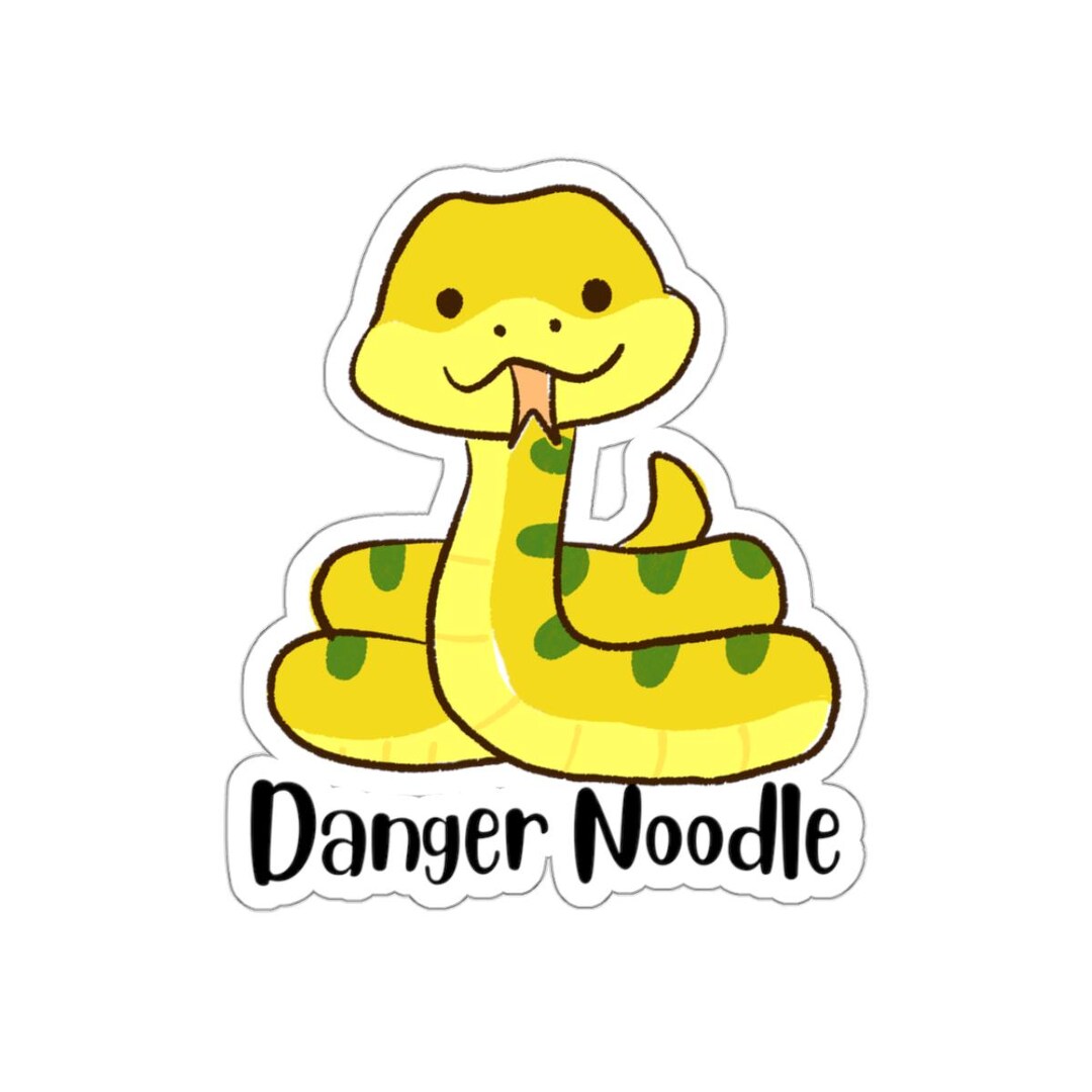 Danger Noodles Snake Sticker - Etsy