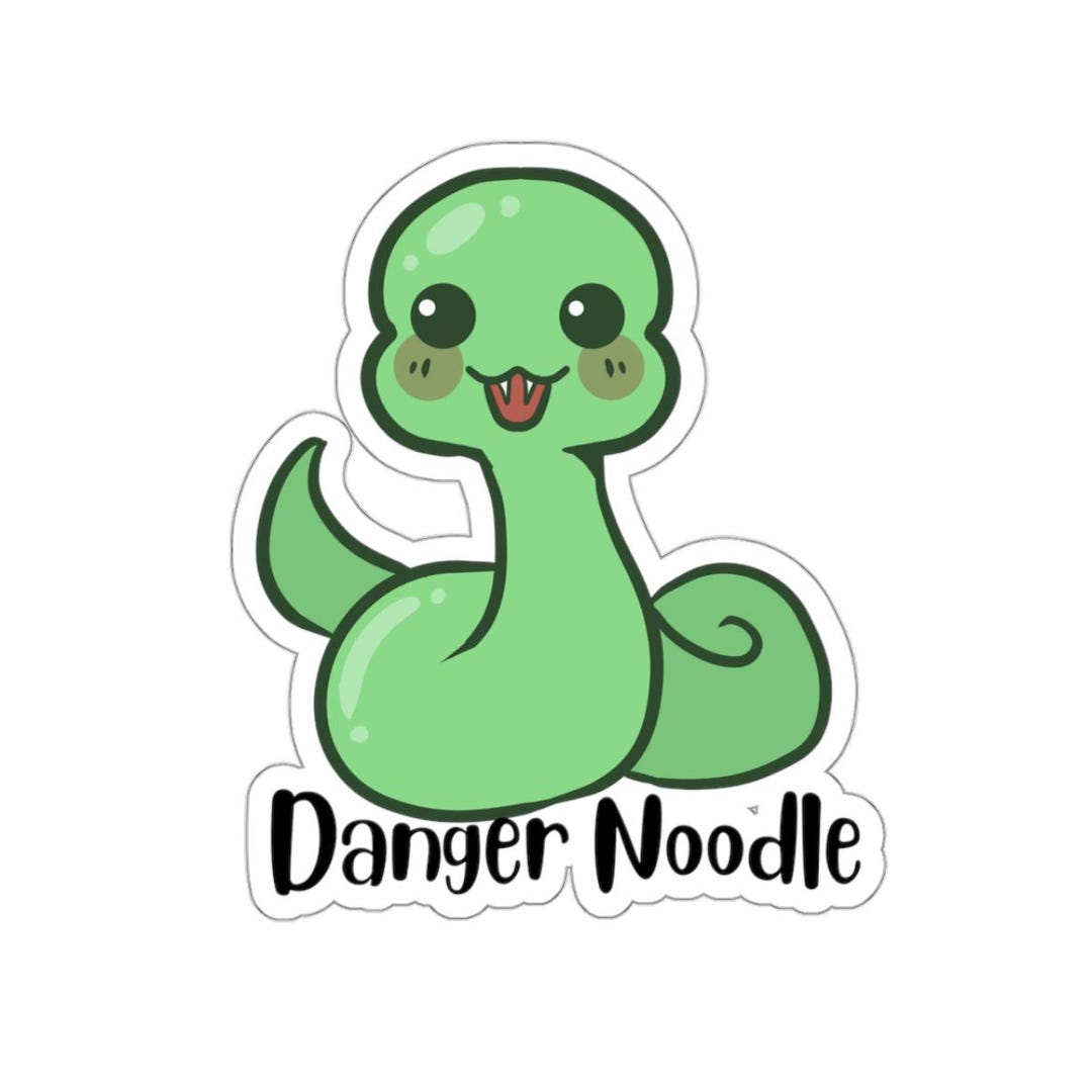 Danger Noodle Snake Sticker - Etsy