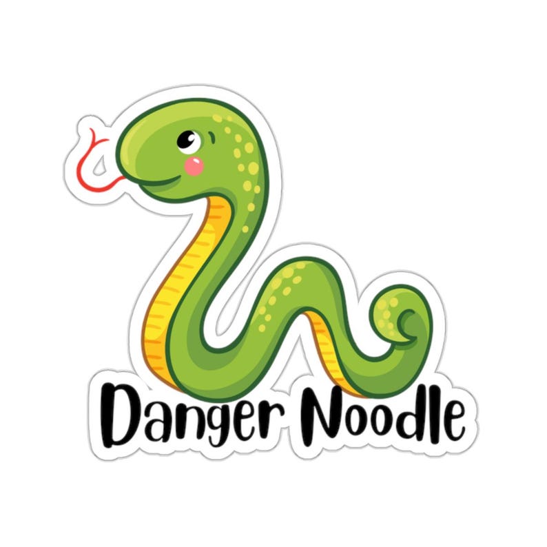 Danger Noodle Snake Sticker - Etsy