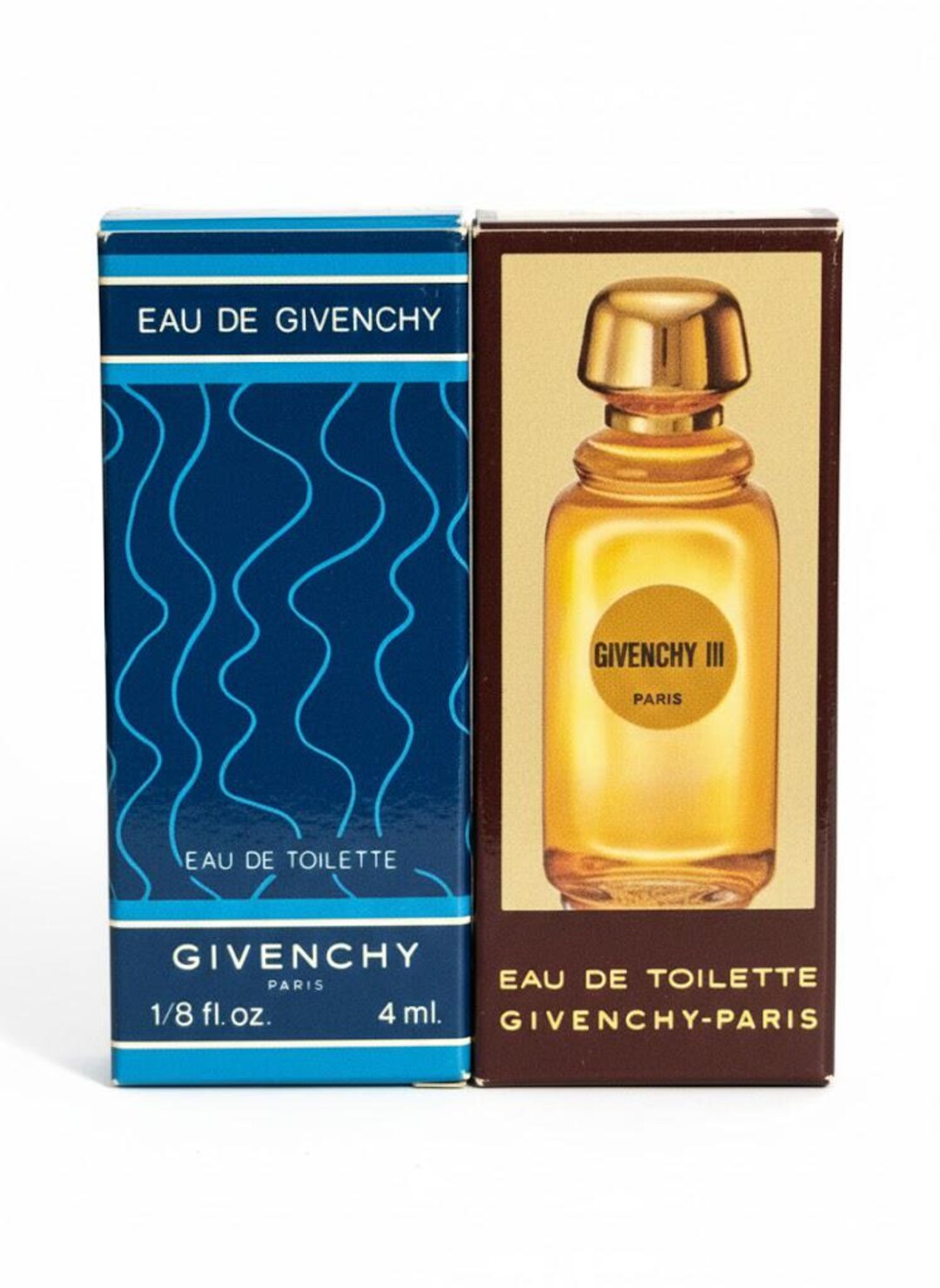 Vintage Perfume Miniature Eau De Givenchy & Givenchy III 3 Eau De ...