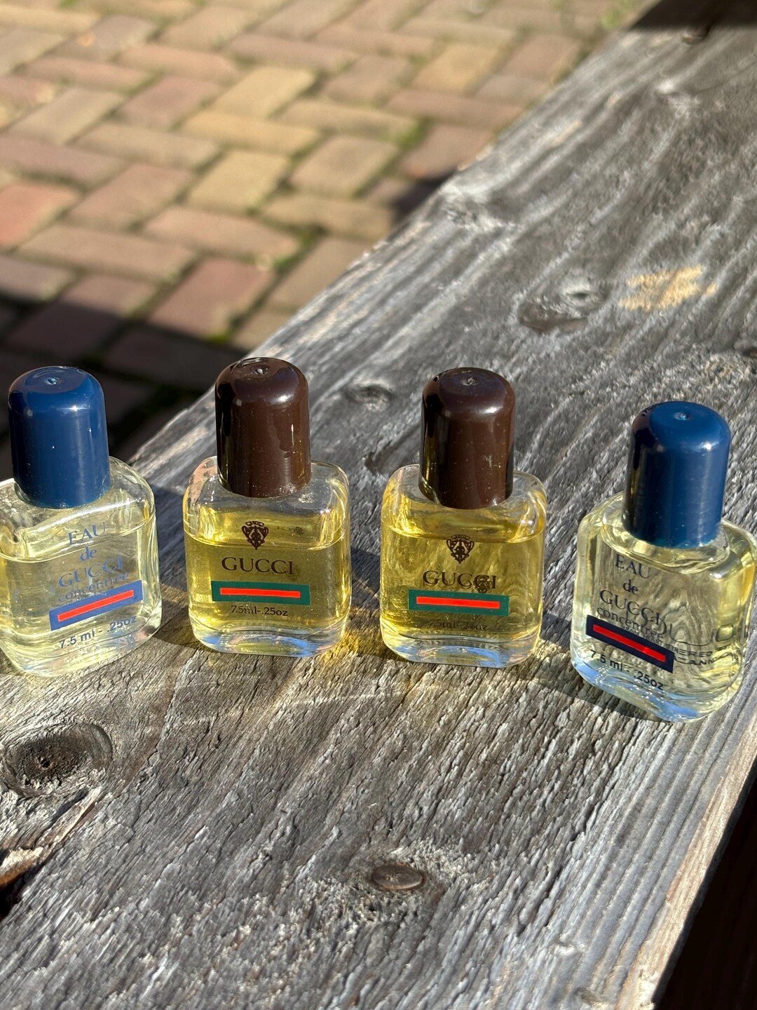 Vintage Four!! Gucci No1 & Eau De Gucci GUCCI Eau De Perfume Mini ...