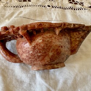 Vintage/antique Soapstone Violet Watering Vessel - Etsy