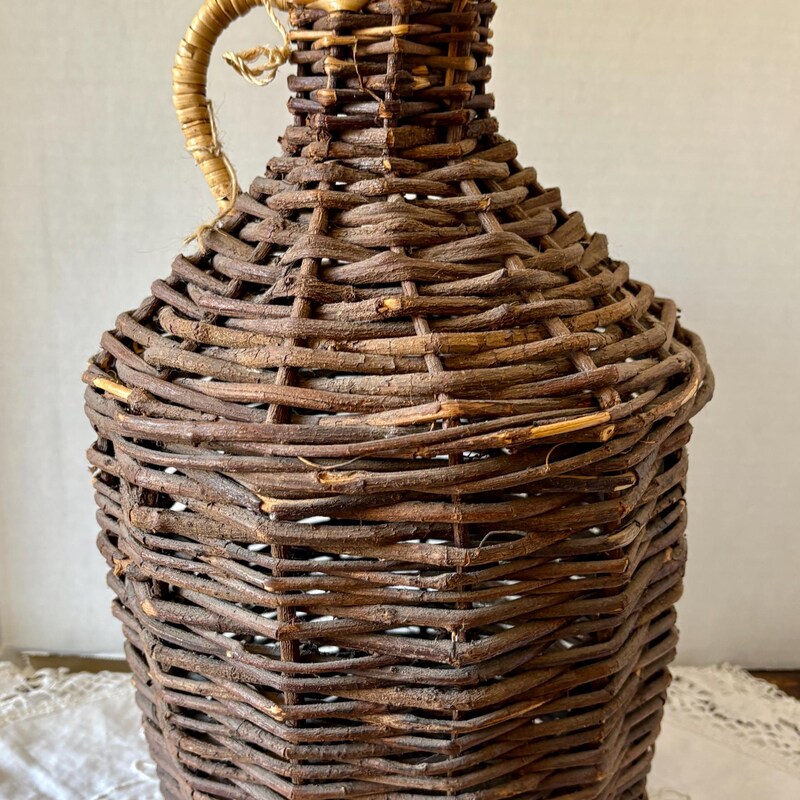Wicker Demijohn - Etsy