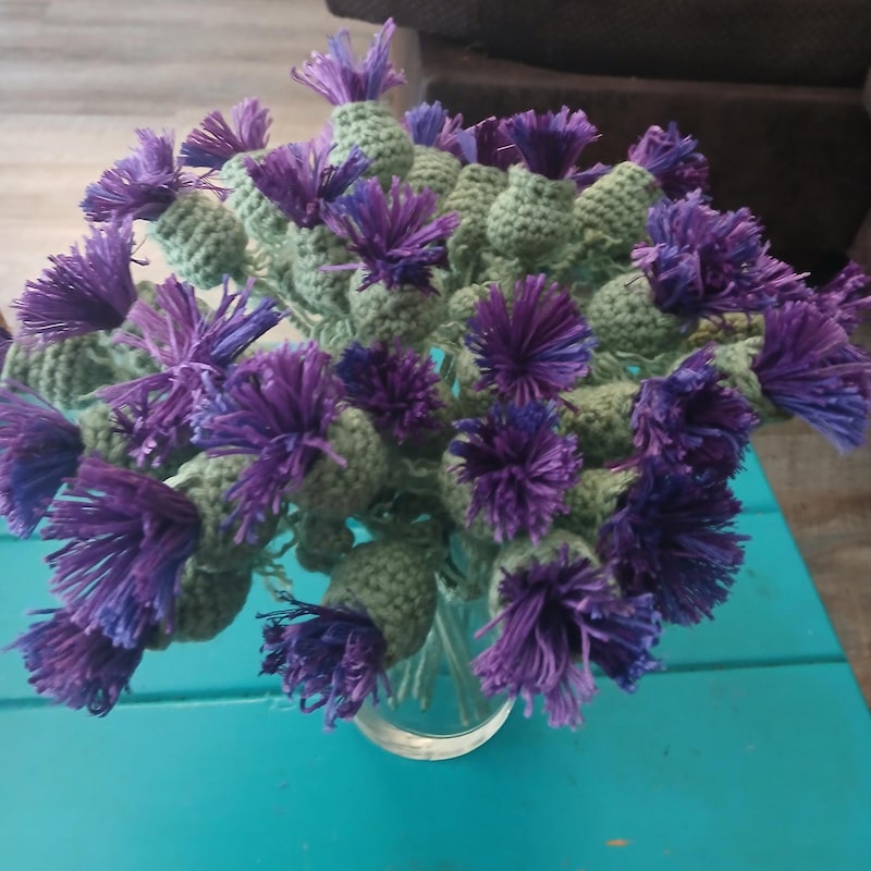 Thistle Crocheted Pattern - Etsy UK