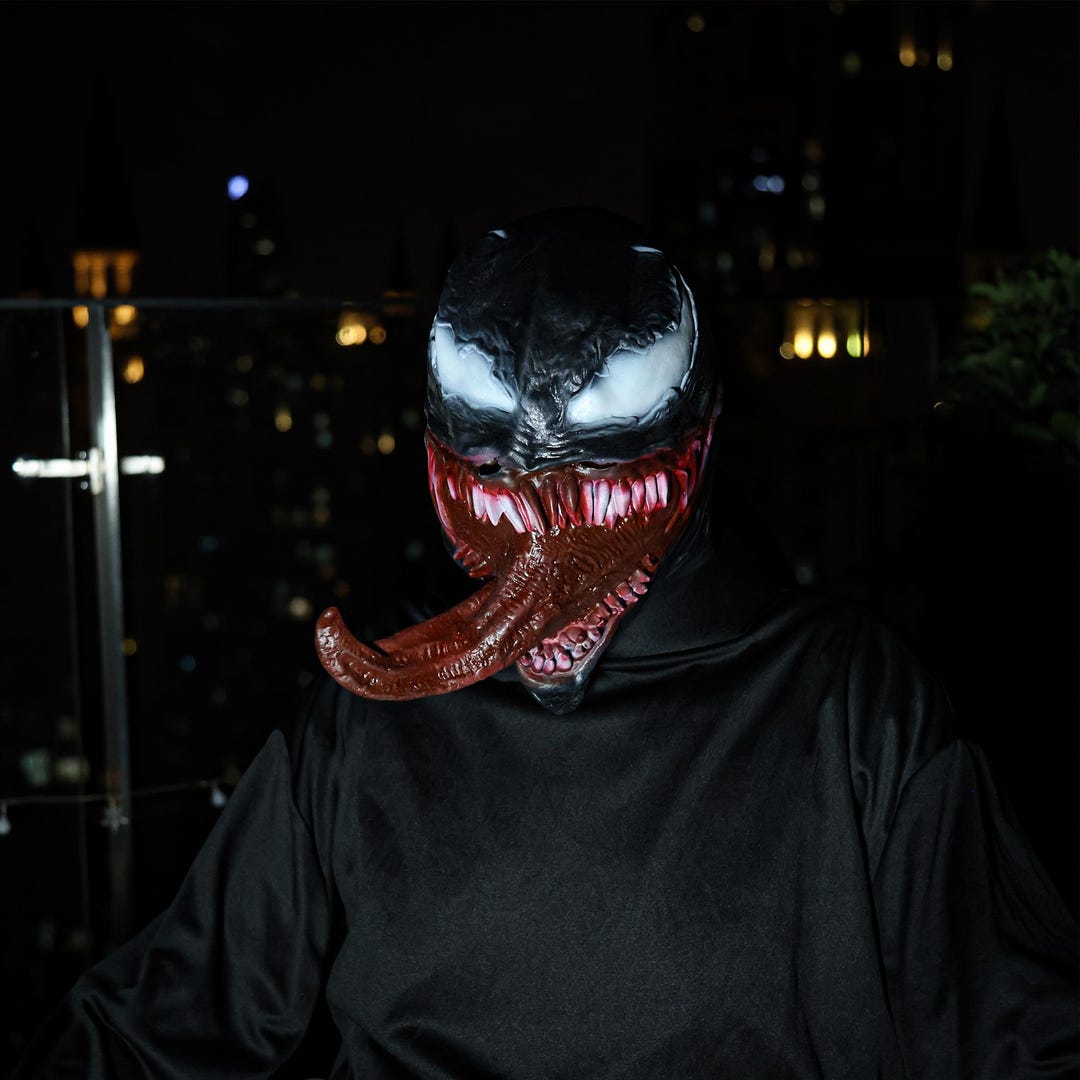 Halloween Cosplay Venom Mask, Cosplay & Display Helmet, Halloween ...