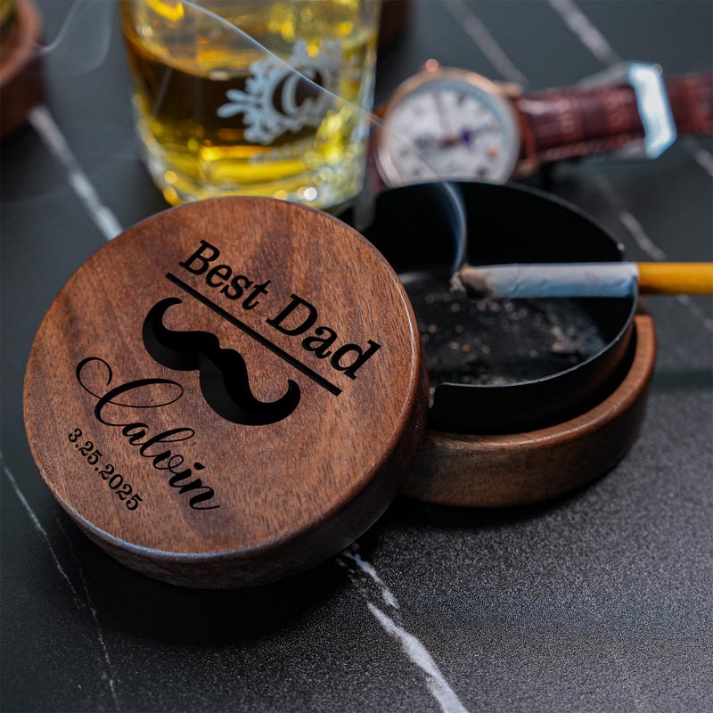 Wooden Ashtray - Etsy