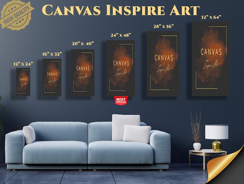 Ready to Hang Custom Quote Canvas, Personalized Framed Wall Art, Modern ...