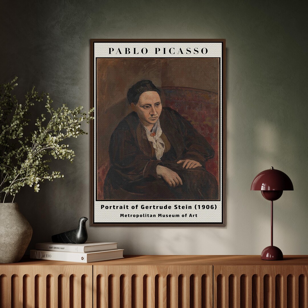 Picasso Wall Art Canvas, Famous Cubist Gallery Wall Decor, Vintage ...