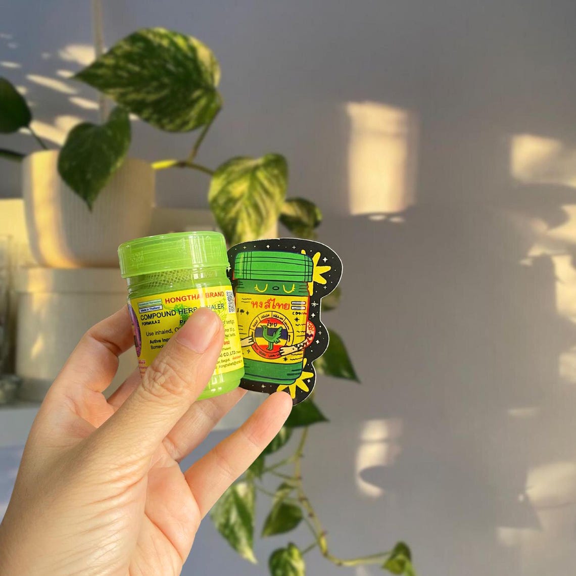 Thai Inhaler Sticker Aesthetic Cute Stickers Waterproof - Etsy