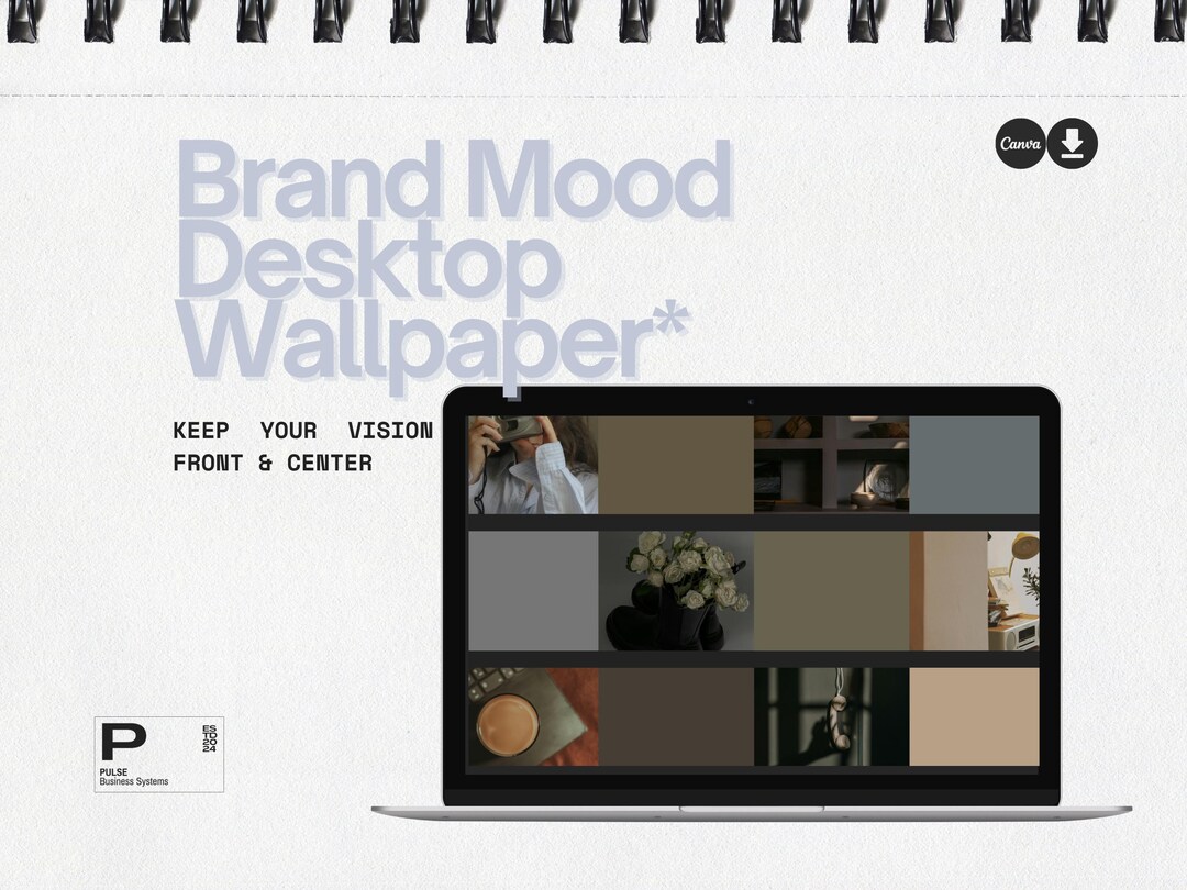 Script Brand Mood Desktop Wallpaper Template - Etsy