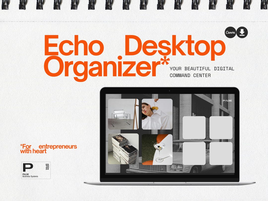 Echo Organizer Desktop Brand Wallpaper - Etsy