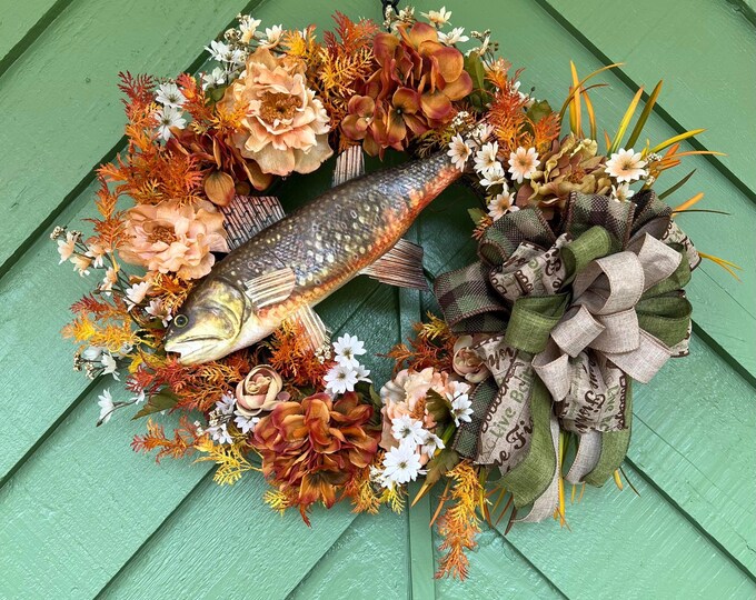 Fishing Wreath - Etsy