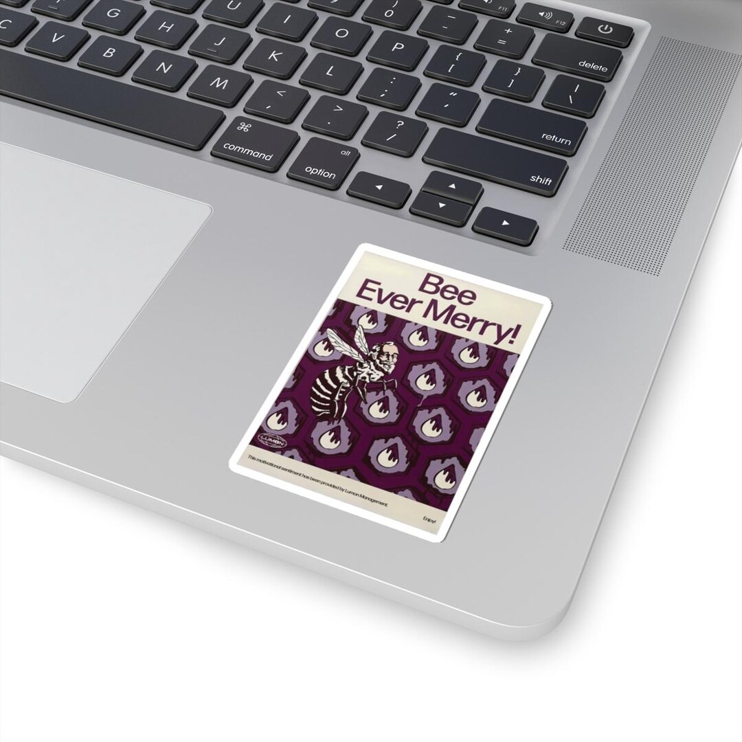 Bee Merry Severance Stickers | Motivational Stickers Provided by Lumon ...