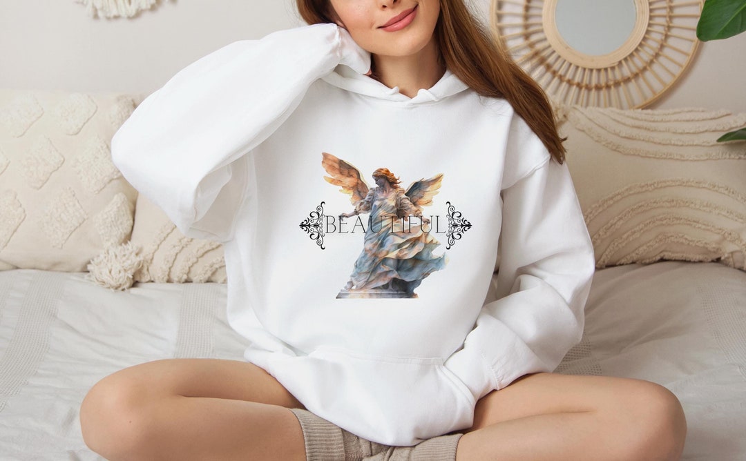 Beautiful Angel Hoodie, Goddess Energy Sweatshirt, Greek Statue Hoodie ...