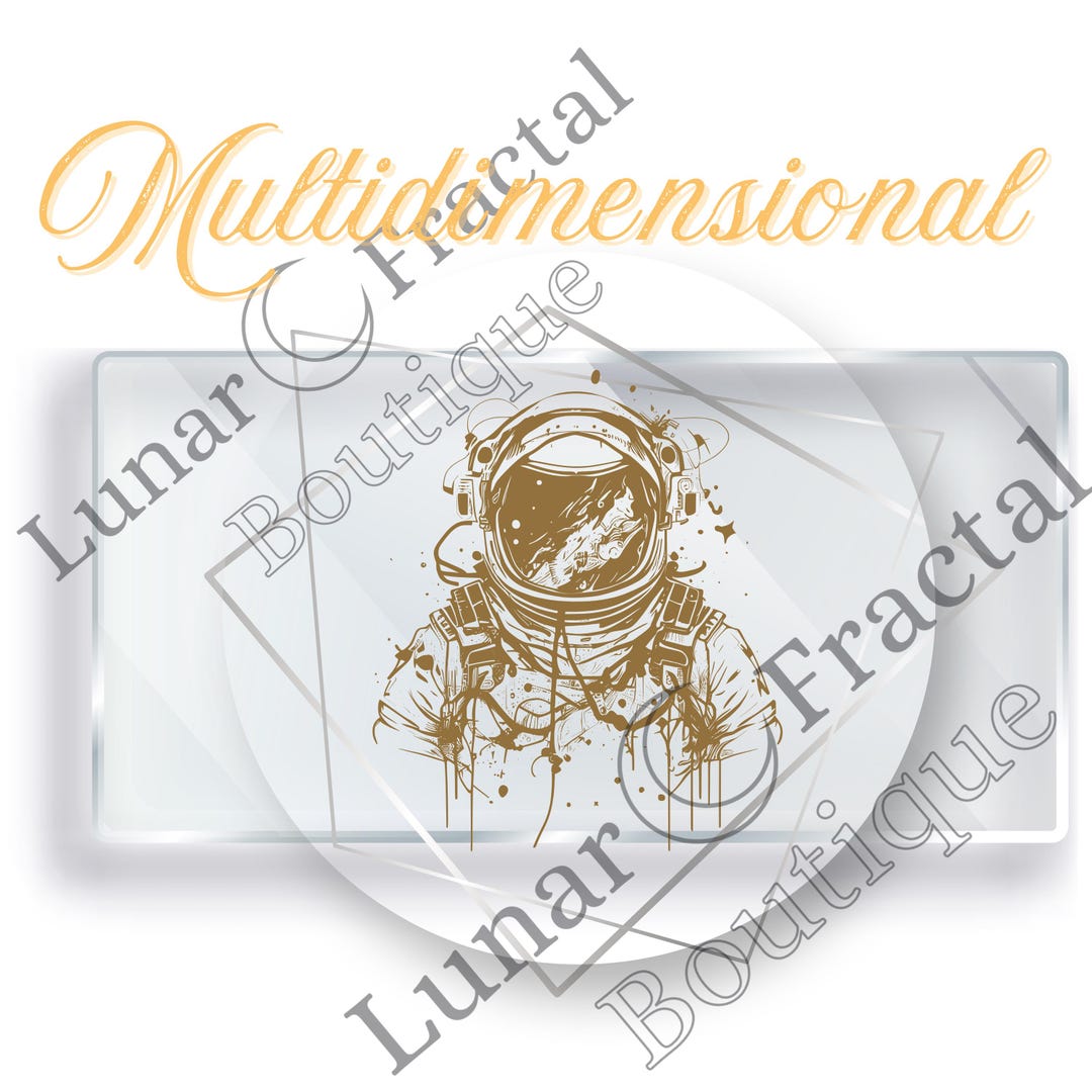 Multidimensional Astronaut Digital Download in Png, Svg, and Jpg ...