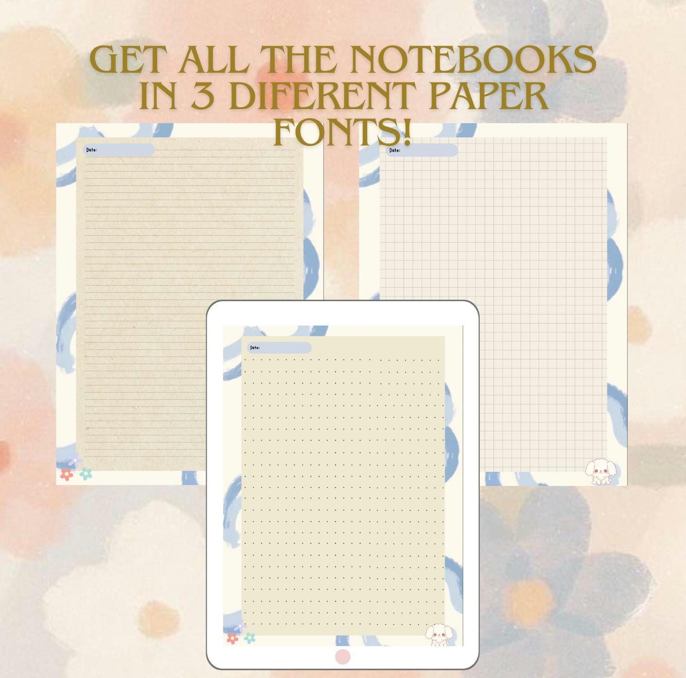 DIGITAL NOTEBOOK - Etsy