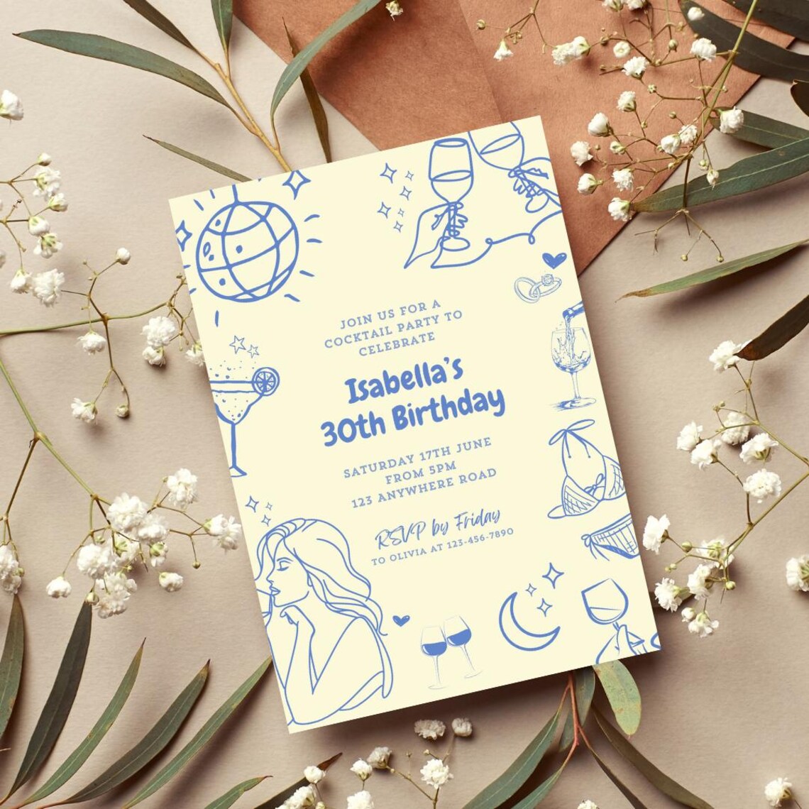 Editable Birthday Celebration Template - Etsy